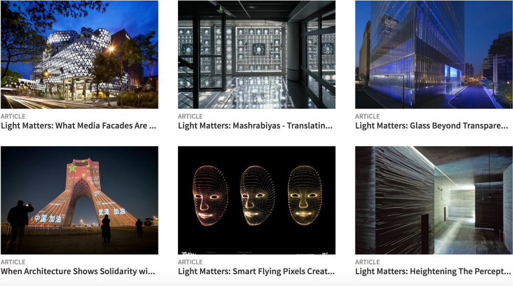 ArchDaily: Light Matters – arclighting | architecture and light – a ...